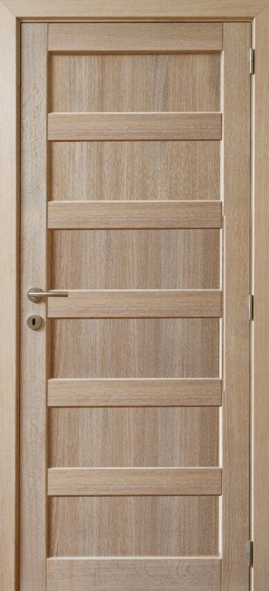 Medinės vidaus durys iš ąžuolo masyvo - Medžio stilius