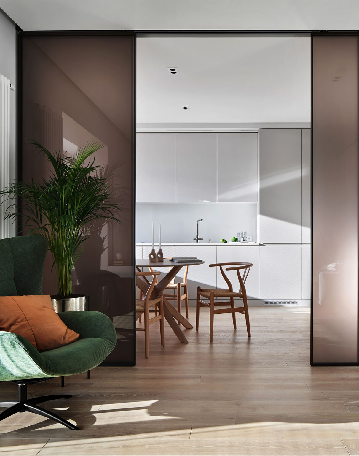 Šviesios, Rustic rūšingumo grindys - Medžio stilius