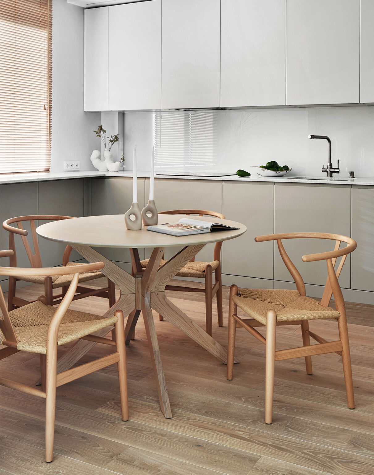 Šviesios, Rustic rūšingumo grindys - Medžio stilius